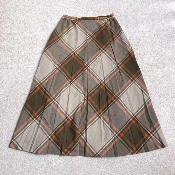 Unbranded | Skirts | Vintage Y2k Tan Plaid Maxi Skirt | Poshmark